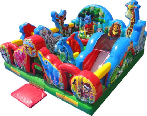 ANIMAL KINGDOM TODDLER PLAYGROUND | Amazing Jumps - Toddler Inflatable ...
